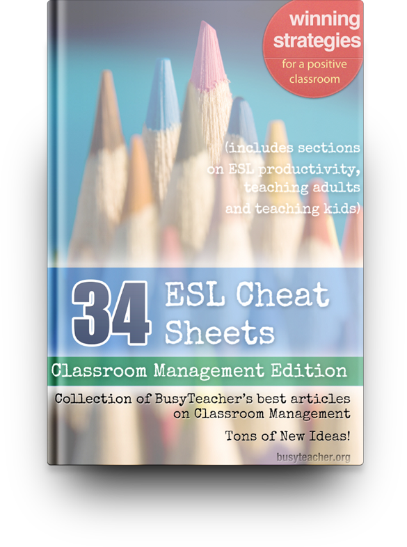 ESL Cheat Sheets: Classroom Management Secrets for Busy Teachers – The ...