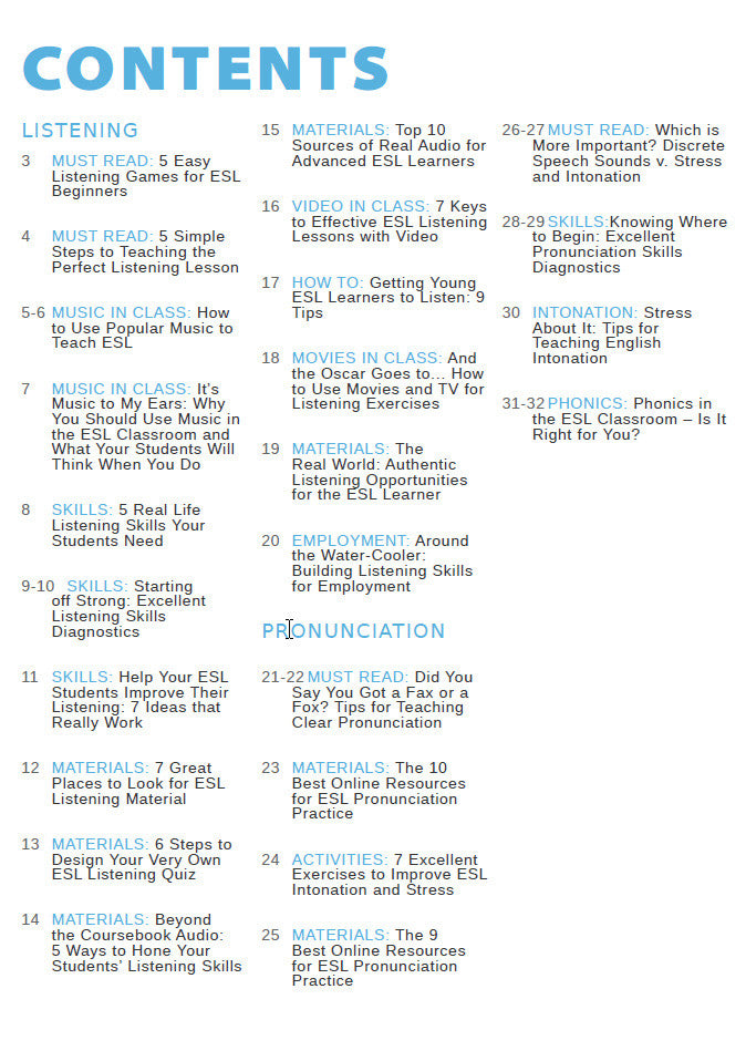 Hear and Say: New Ways of Teaching Listening and Pronunciation – The ...