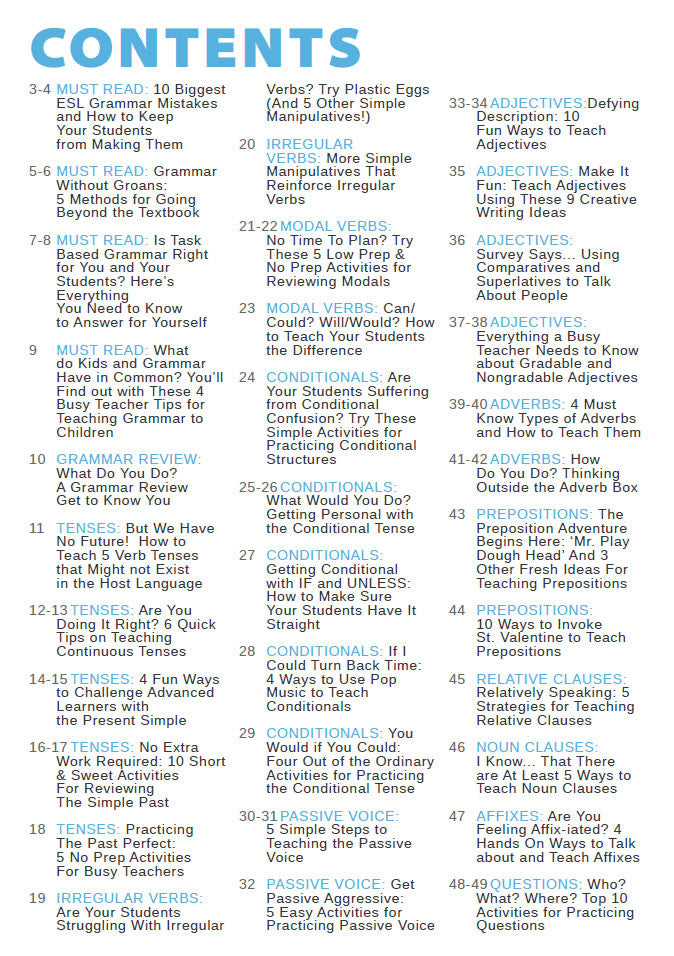 The Art Of Teaching Grammar: Busy Teacher's Guide – The Busy Teacher Store